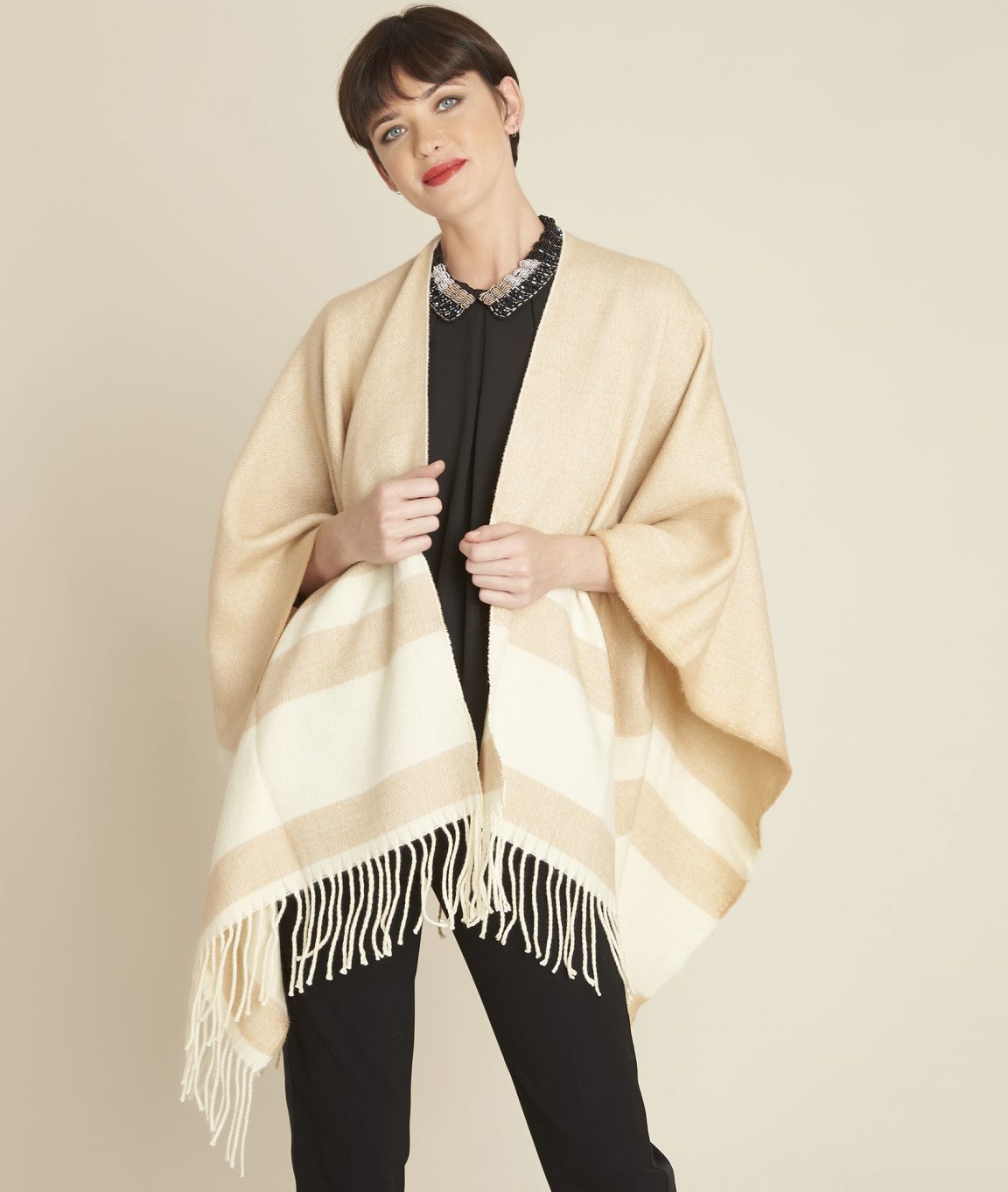 Ponchos & Caps : Les tendances poncho femme chez la marque 1,2,3