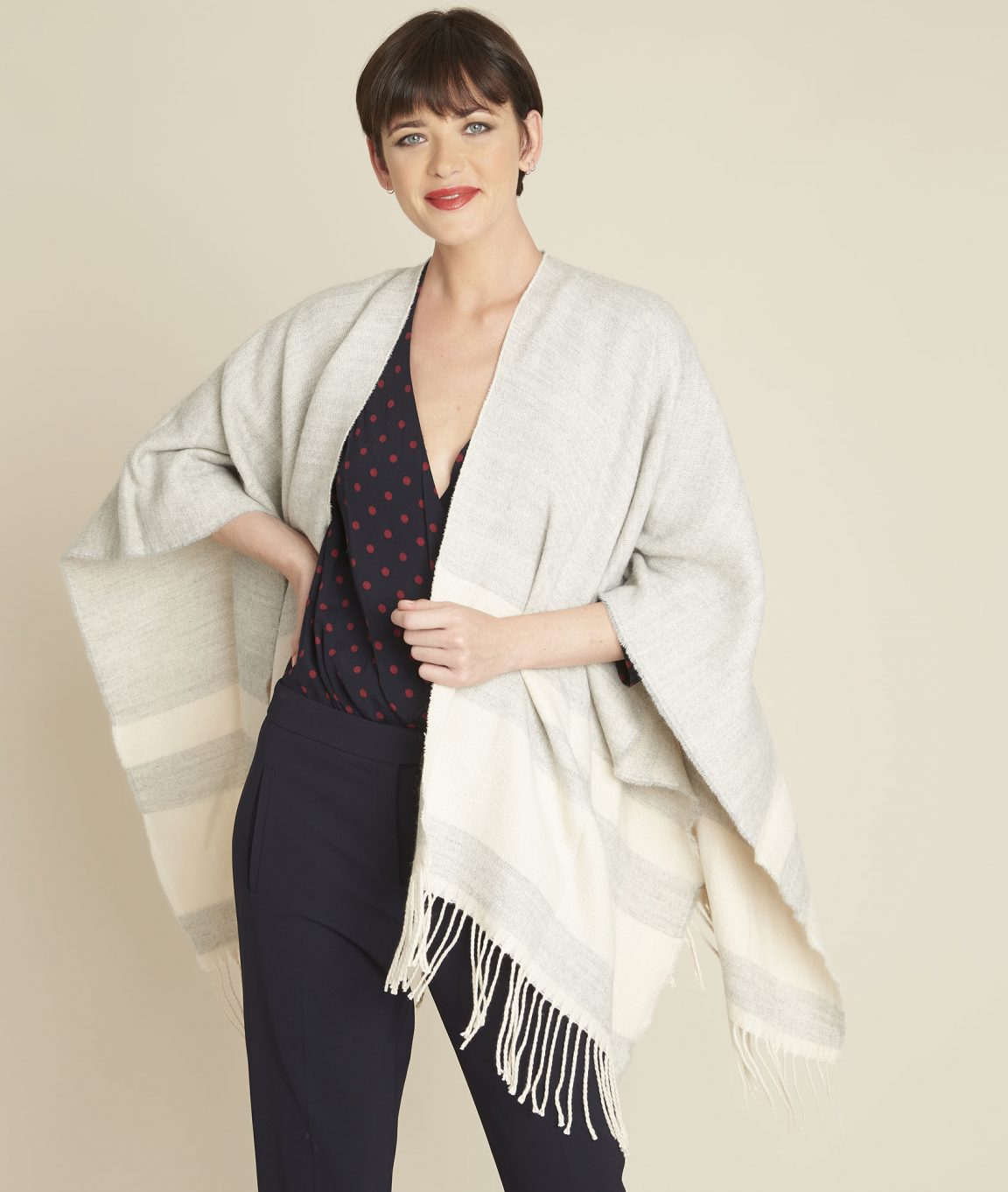 Ponchos & Caps : Les tendances poncho femme chez la marque 1,2,3